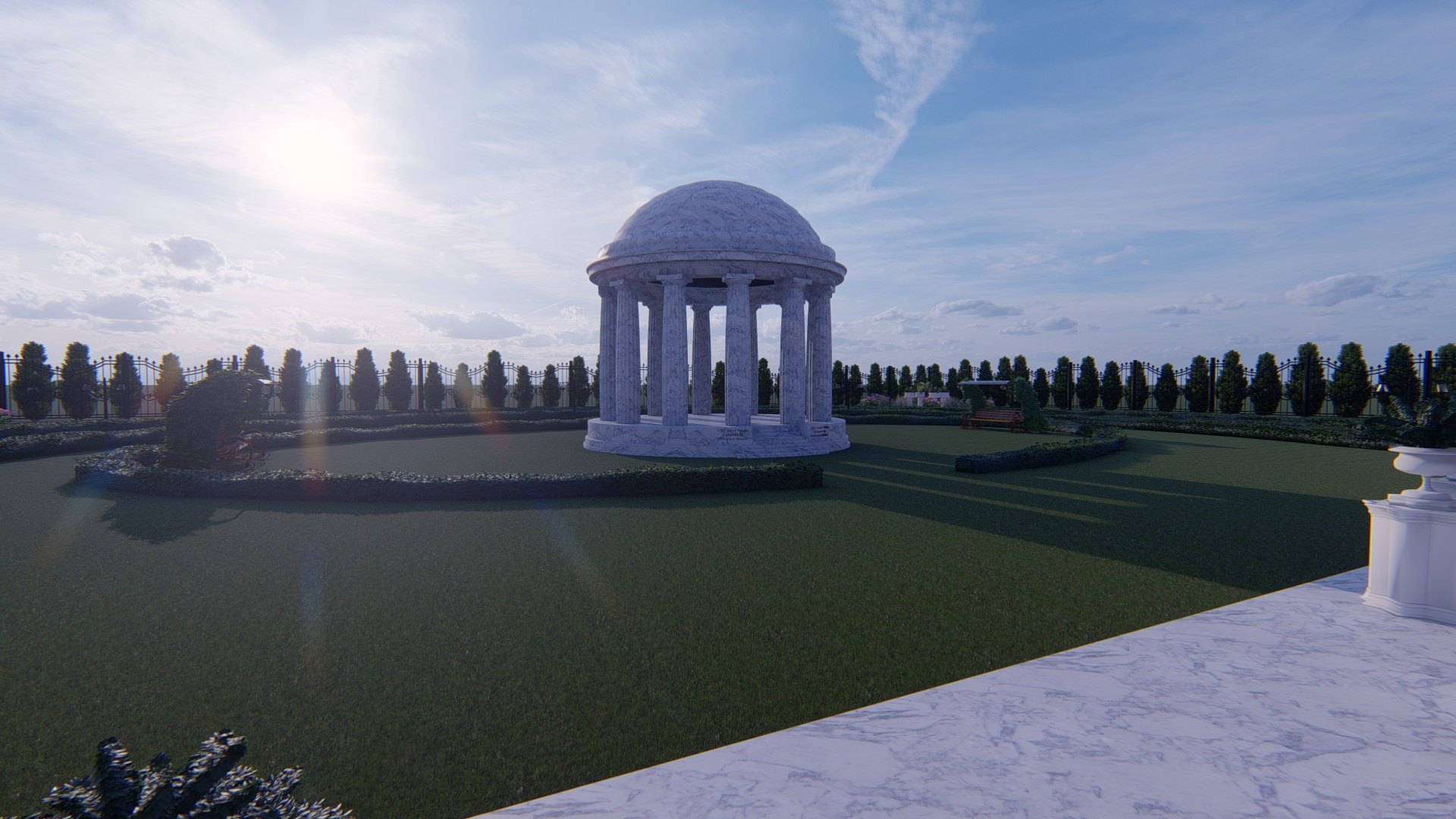 3D angel palace model - TurboSquid 1538114