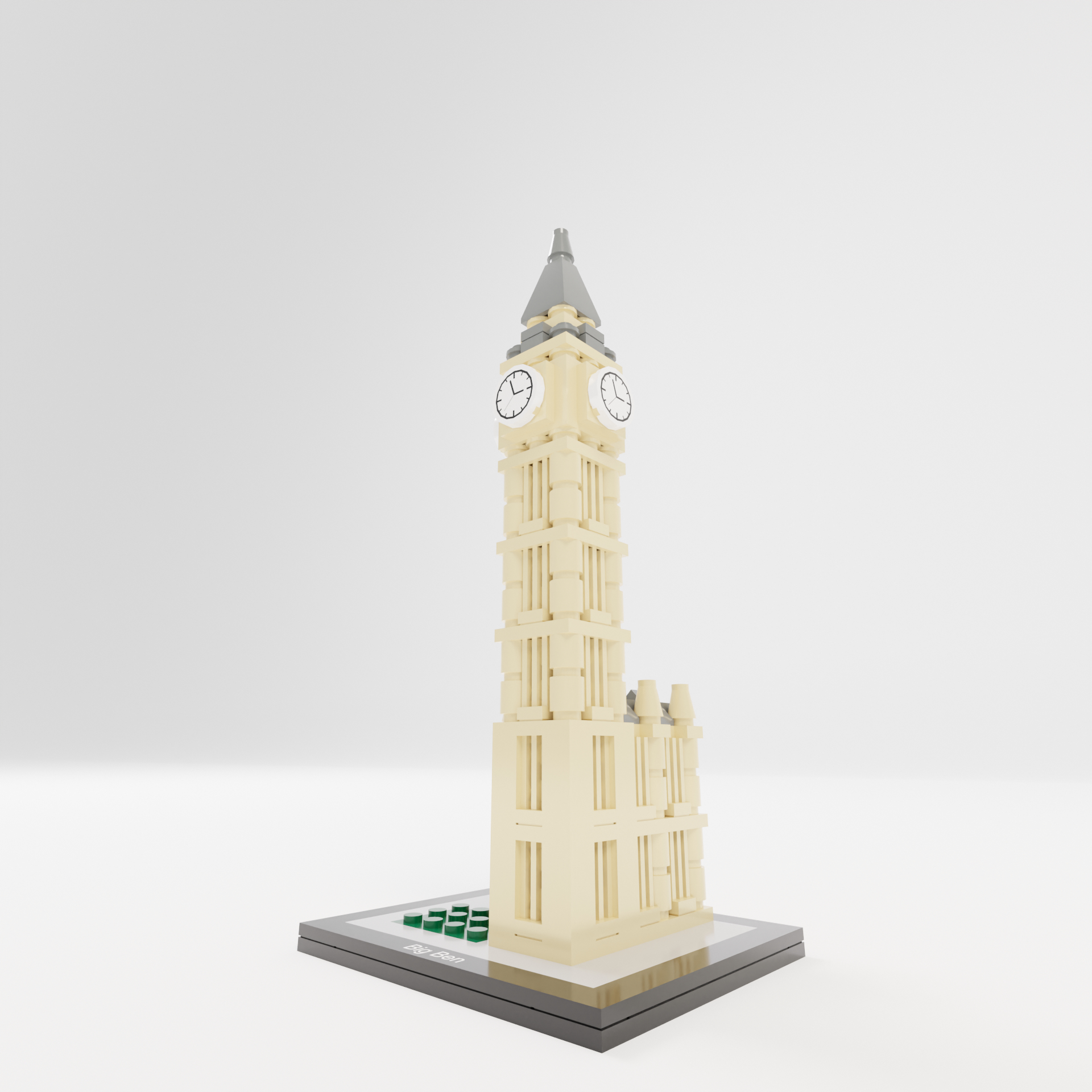 Free Lego Architecture - Big Ben 3D model - TurboSquid 1859199