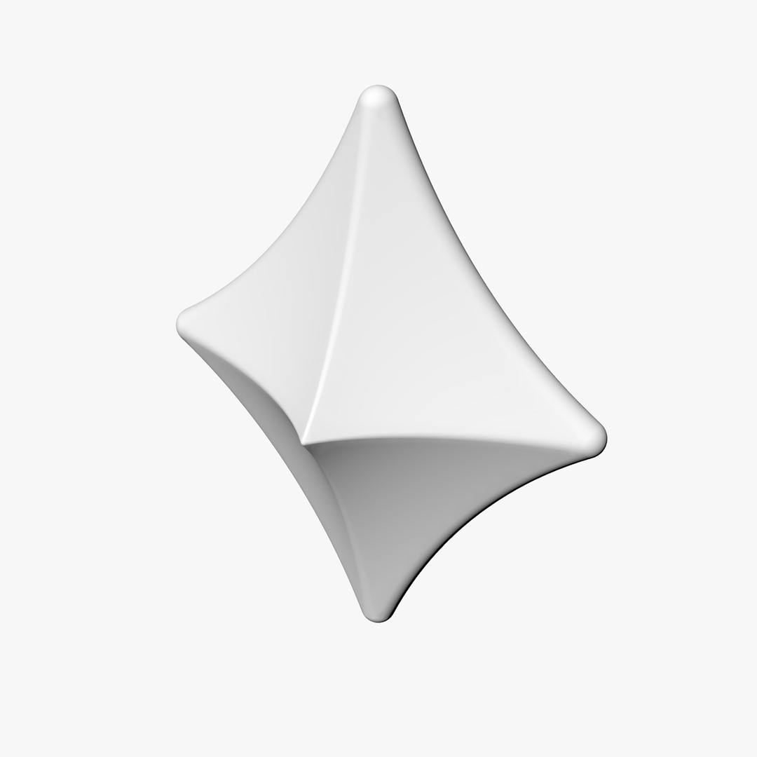 red diamond suit 3d model