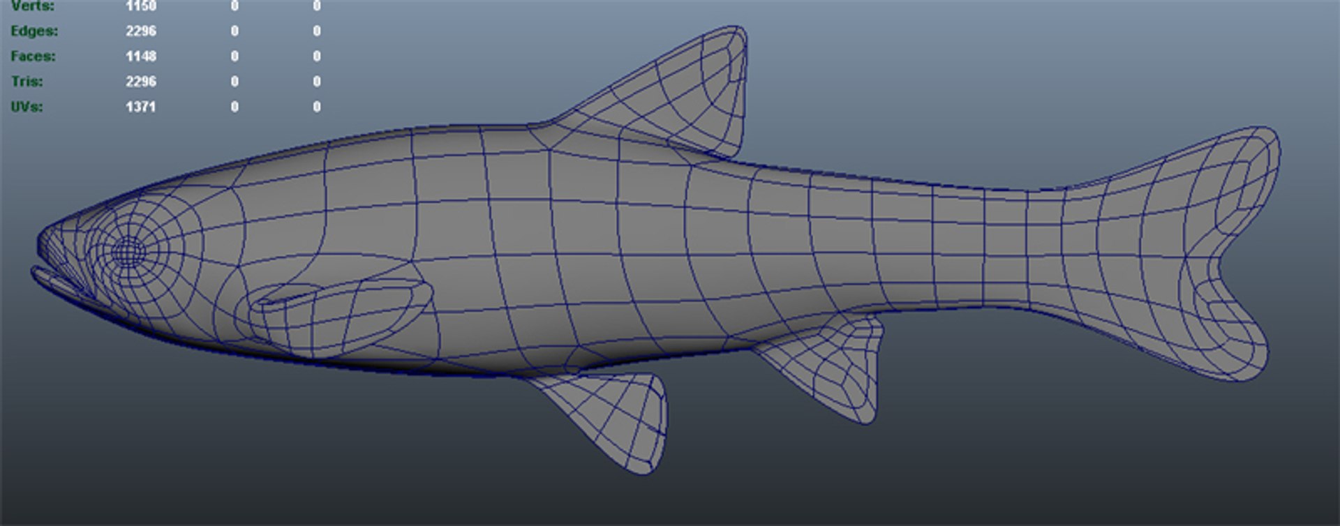 3dsmax Notropis Chalybaeus Ironcolor Shiner