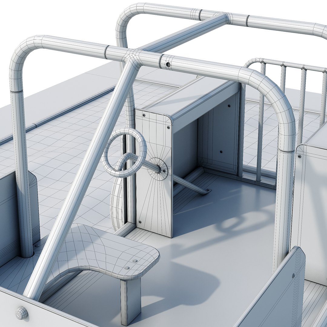 Spring swing for a playground. Willy Jeep. HAGS model - TurboSquid 1857413