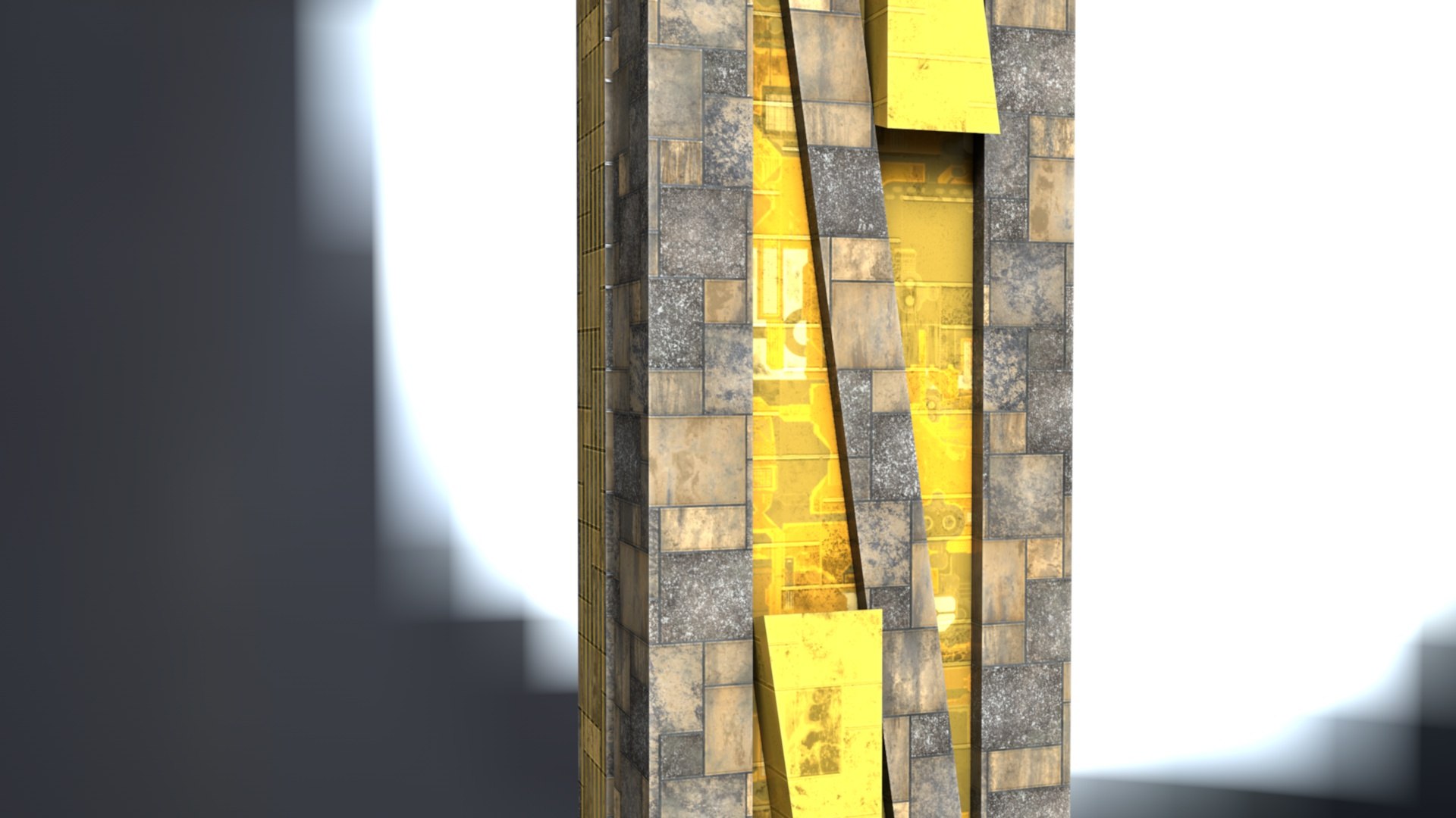 Pillar Alien Ancient 3D - TurboSquid 1576071