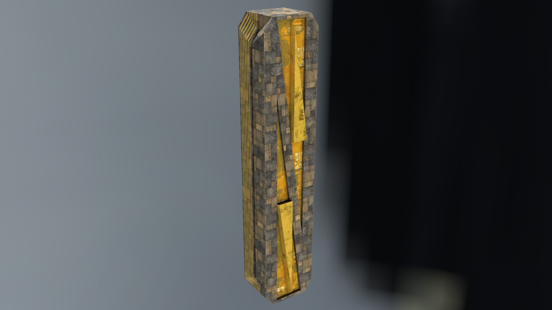 Pillar Alien Ancient 3D - TurboSquid 1576071