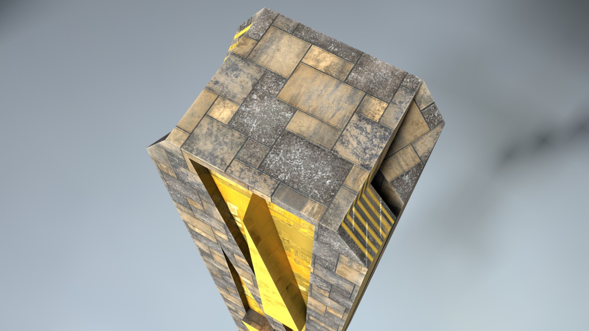 Pillar Alien Ancient 3D - TurboSquid 1576071