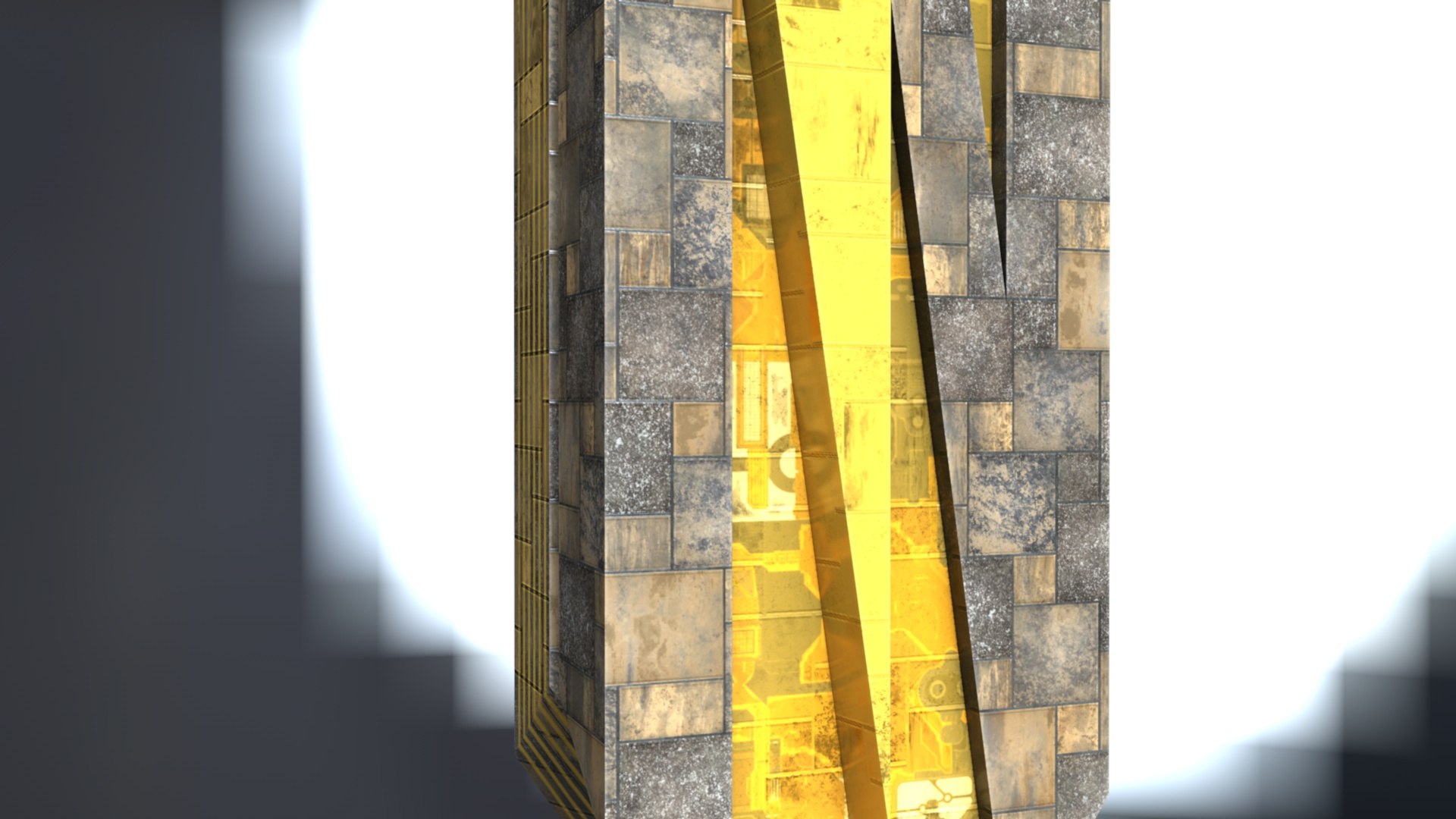 Pillar Alien Ancient 3D - TurboSquid 1576071