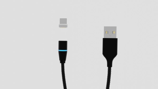 3D USB cable model - TurboSquid 1730675