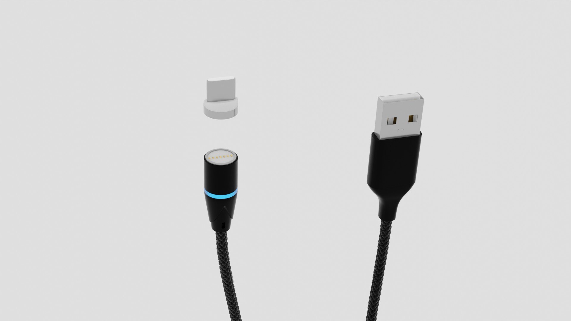 3D USB Cable Model - TurboSquid 1730675