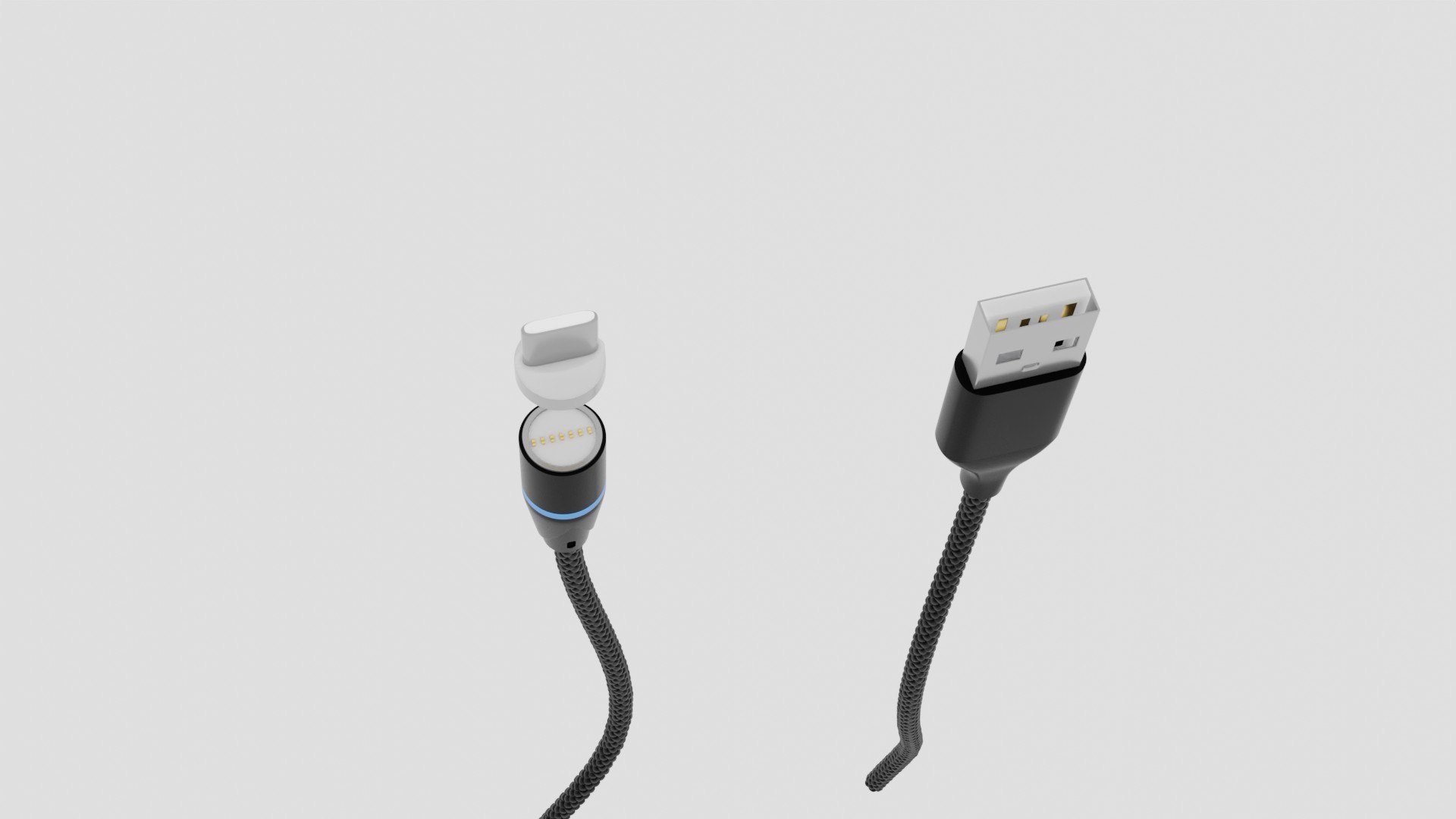 3D USB Cable Model - TurboSquid 1730675