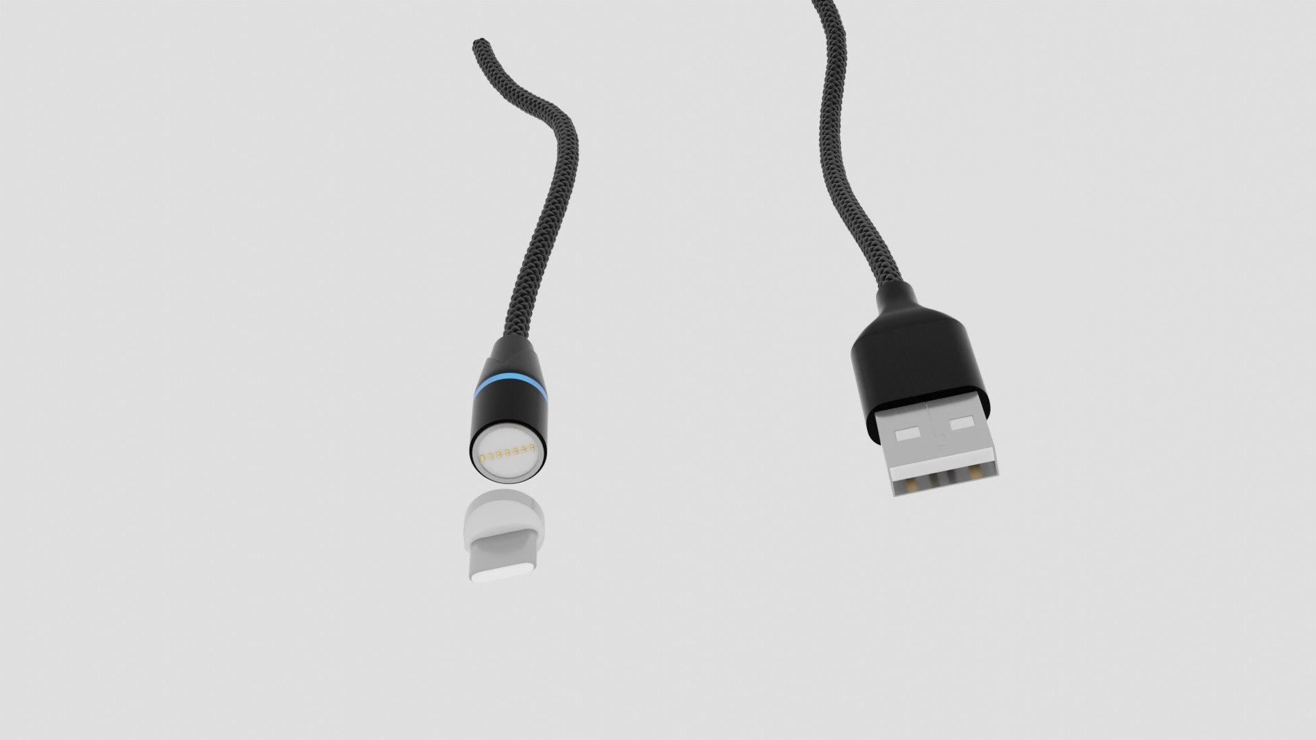 3D USB Cable Model - TurboSquid 1730675