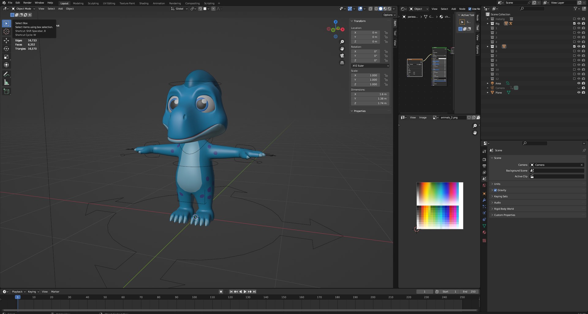Cartoon Characters Dinosaurs 3D Model - TurboSquid 2508032