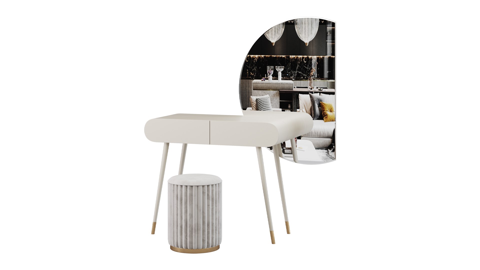 3D Coiffeuse Anvi Model - TurboSquid 2346930