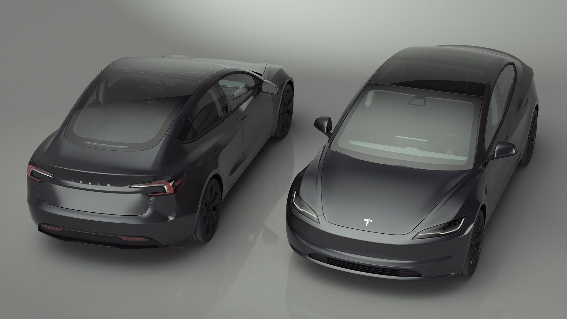 3D Tesla Model 3 2024 Stealth Grey Rigged For Maya Model - TurboSquid ...