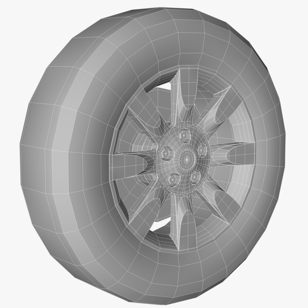 wheel rim obj
