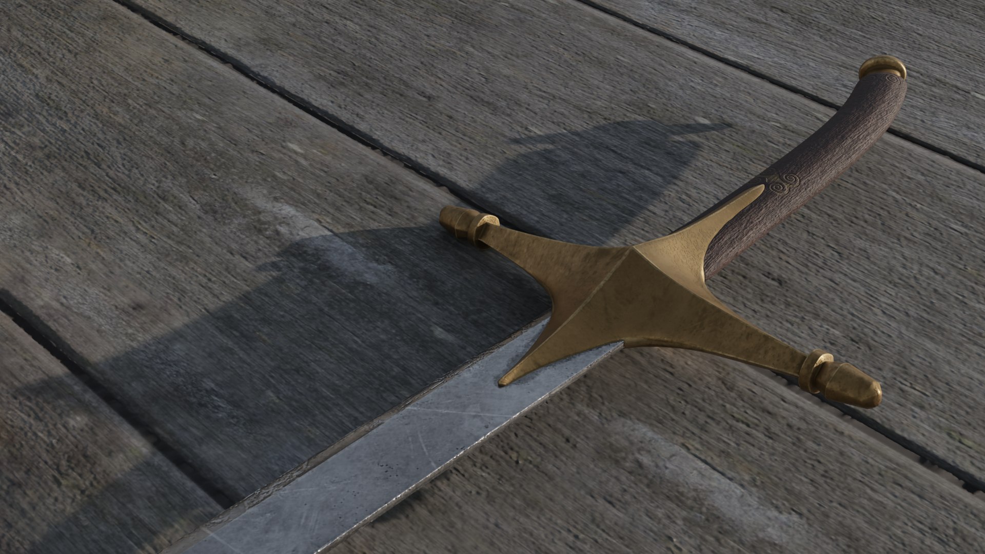 Free 3D Curve Sword Scimitar From Elden Ring - TurboSquid 1998746