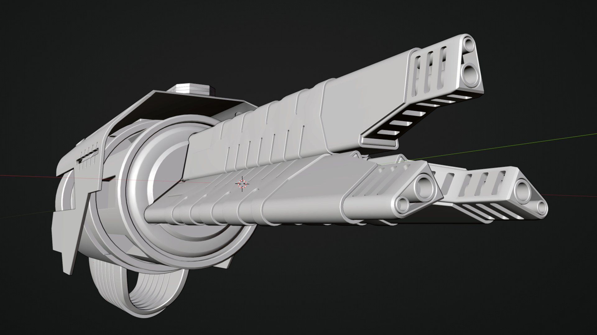 3D cannon arm model - TurboSquid 2021793