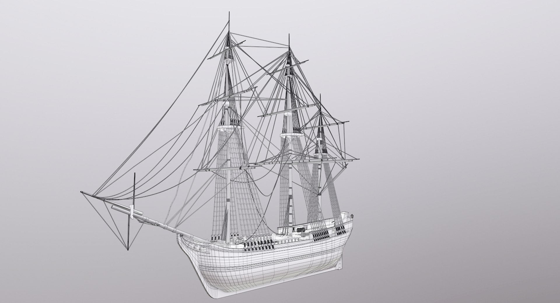 3D Model Hms Bounty - TurboSquid 1250305
