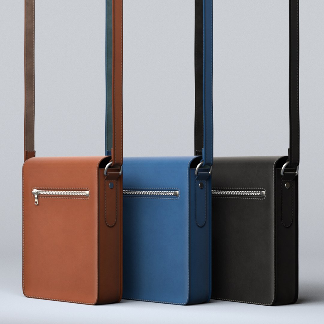 3D Cross Body Bag - TurboSquid 2101607