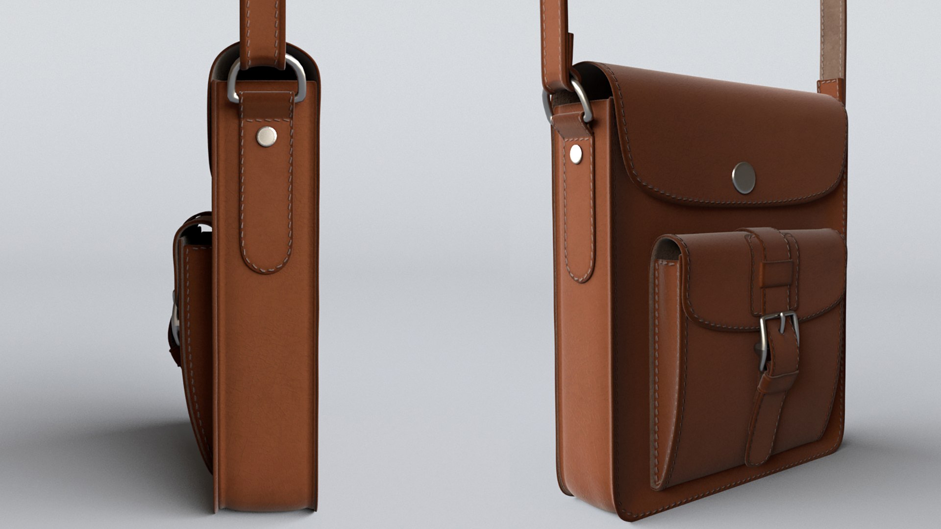 3D Cross Body Bag - TurboSquid 2101607