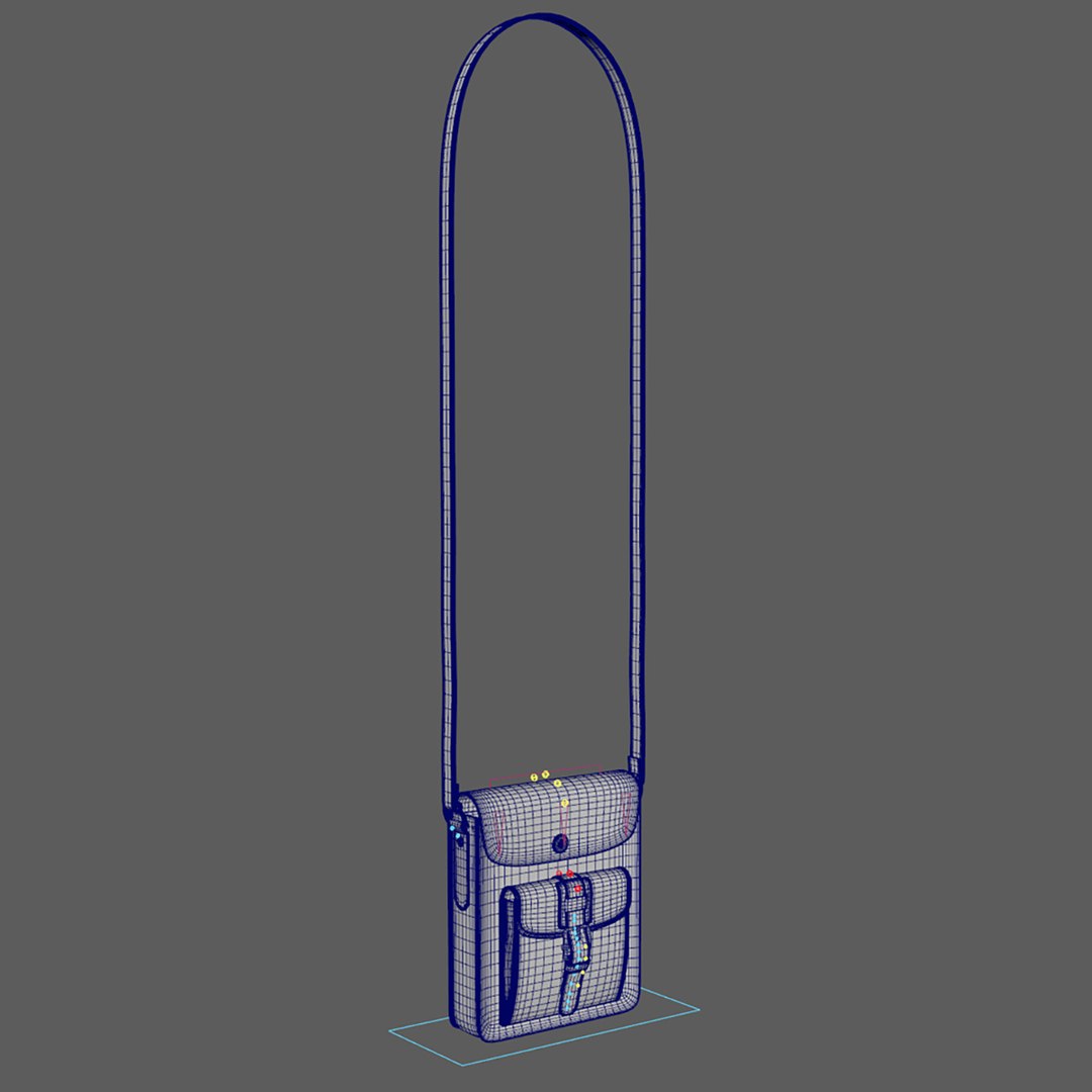 3D Cross Body Bag - TurboSquid 2101607