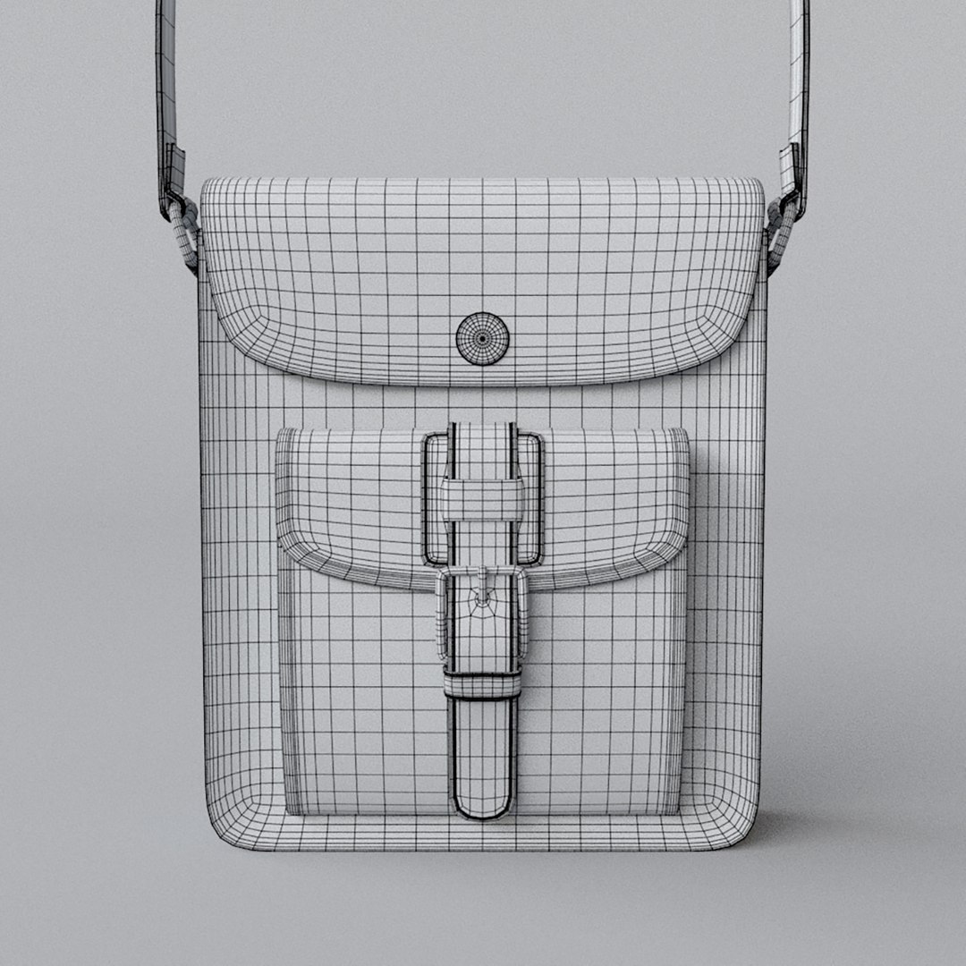 3D Cross Body Bag - TurboSquid 2101607
