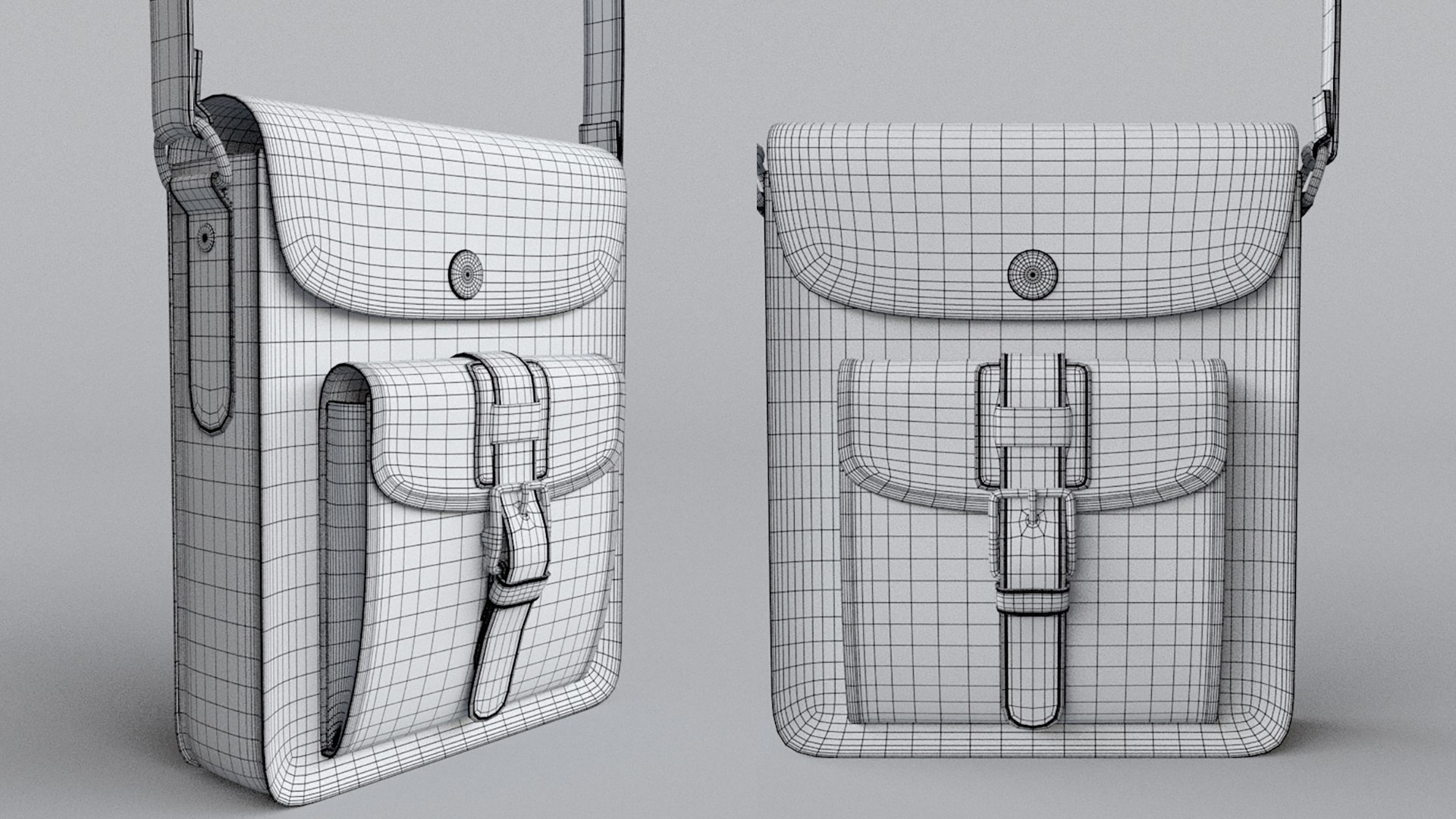 3D Cross Body Bag - TurboSquid 2101607