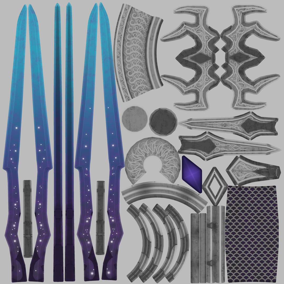 Astral Blade 3D Model - TurboSquid 2417760