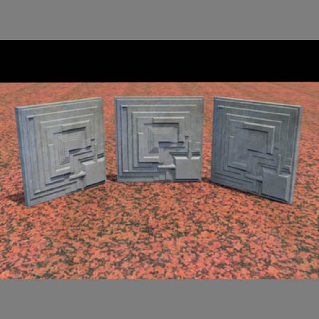 Architectural Block 3d 3ds