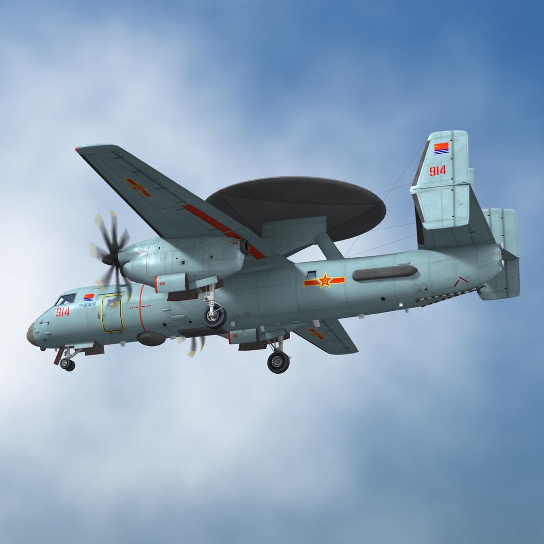 3D Kj-600 Awacs - TurboSquid 1636705