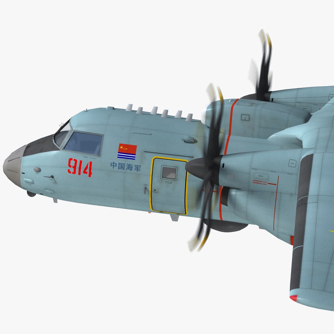 3D Kj-600 Awacs - TurboSquid 1636705