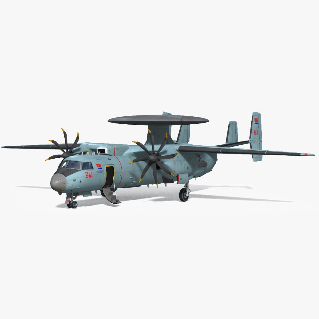 3D Kj-600 Awacs - TurboSquid 1636705
