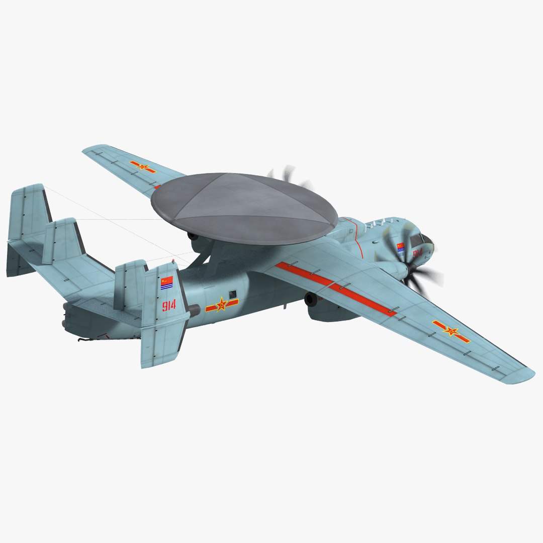 3D Kj-600 Awacs - TurboSquid 1636705