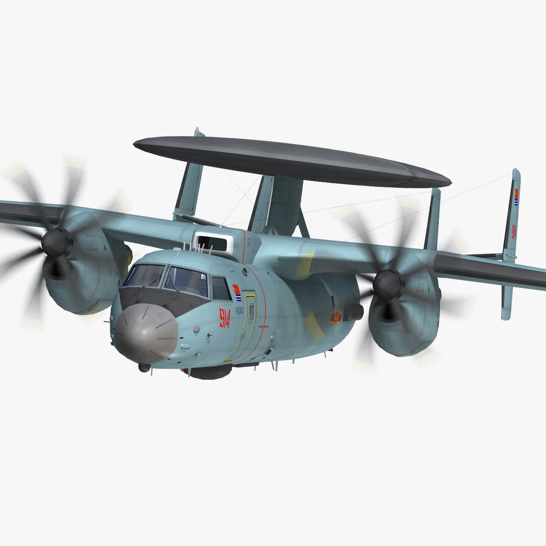 3D Kj-600 Awacs - TurboSquid 1636705