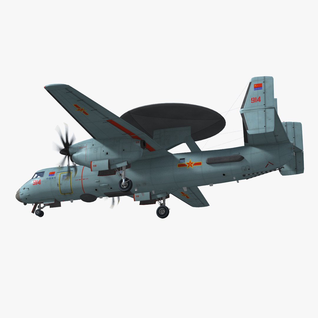 3D Kj-600 Awacs - TurboSquid 1636705