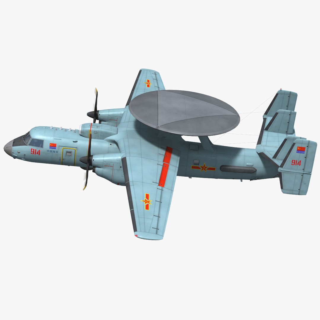 3D Kj-600 Awacs - TurboSquid 1636705