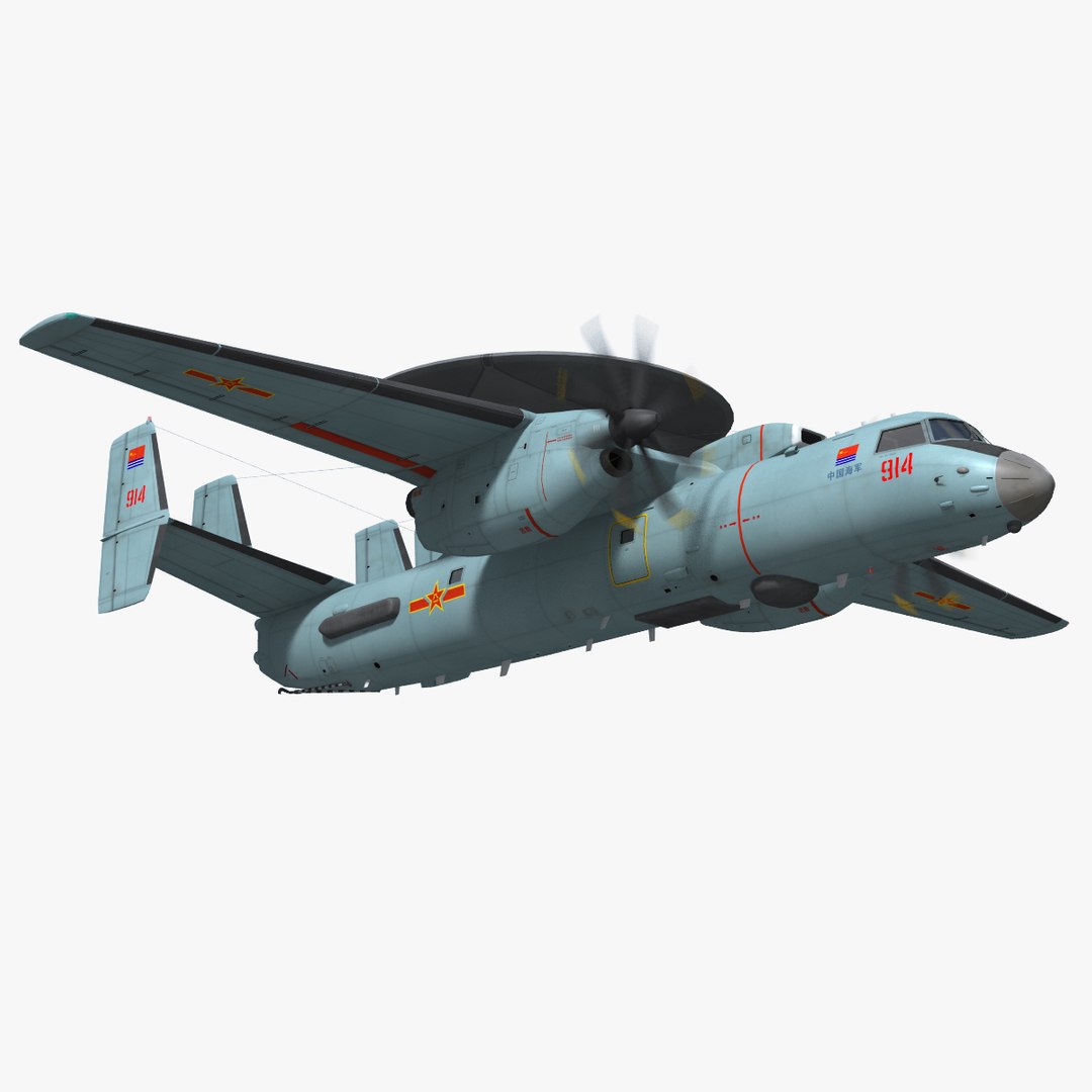 3D Kj-600 Awacs - TurboSquid 1636705
