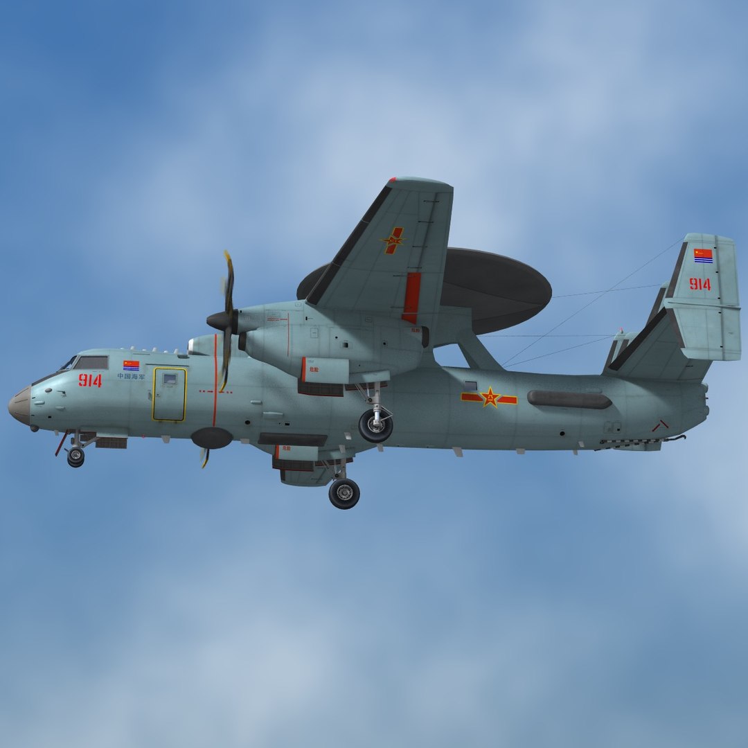 3D Kj-600 Awacs - TurboSquid 1636705
