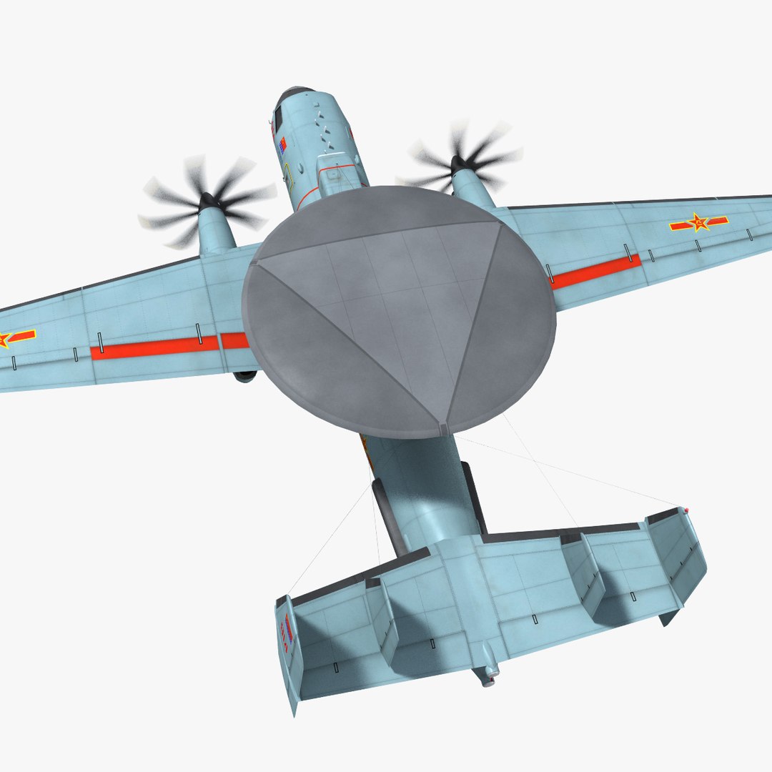 3D Kj-600 Awacs - TurboSquid 1636705