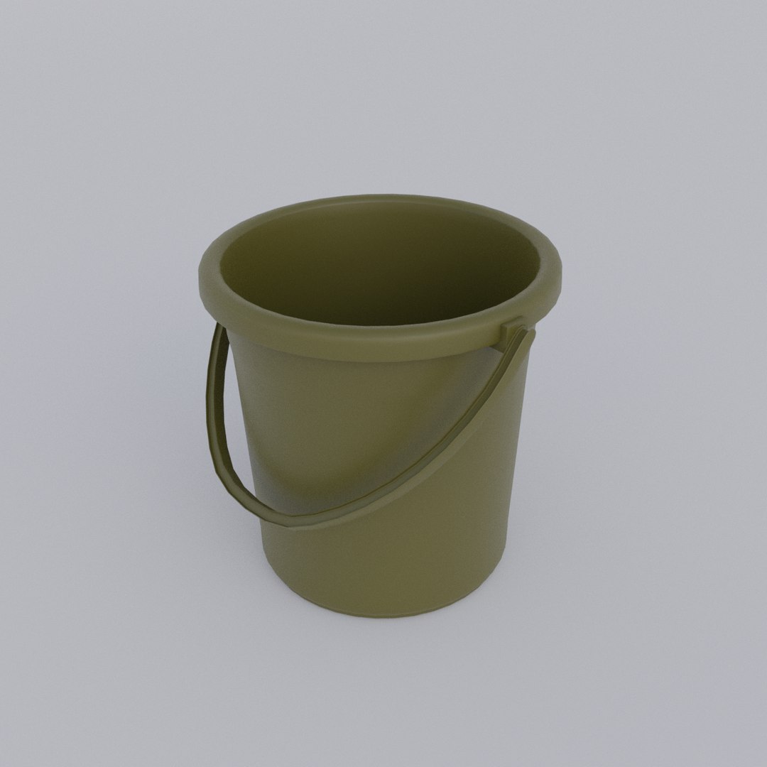 Plastic Bucket 3D Model - TurboSquid 2282603