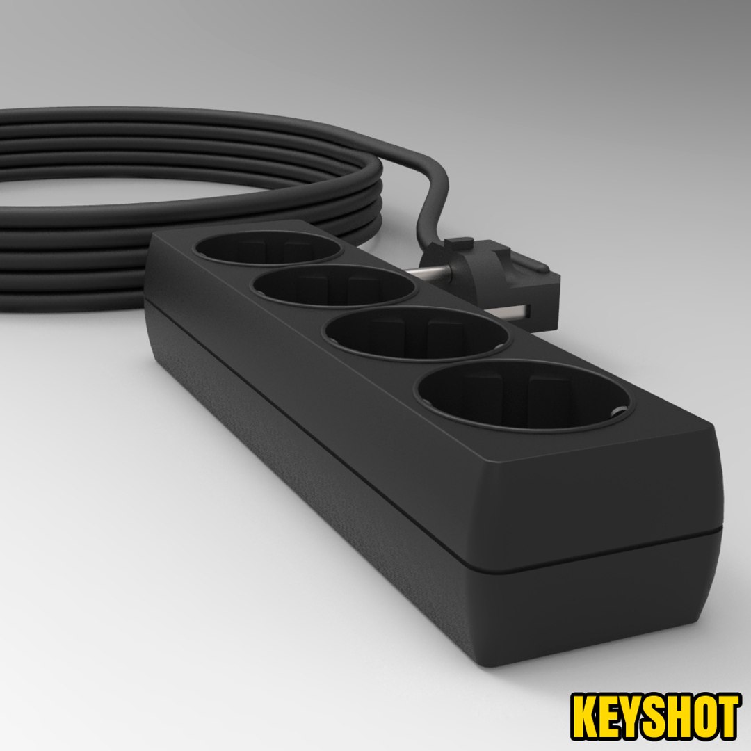 Multiplug Cable 3d Max