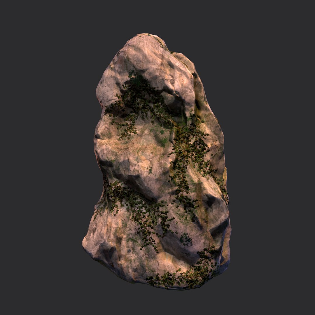 Stone Greenery 3D Model - TurboSquid 1678476