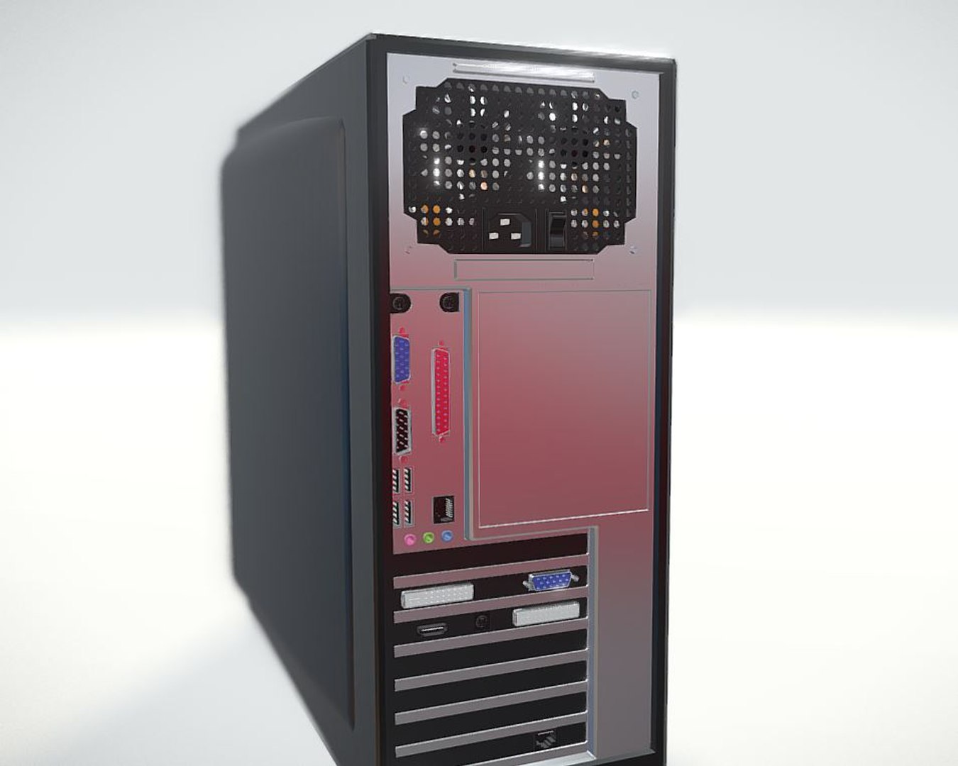 Pc Case 2 Panel 3D Model - TurboSquid 1228652