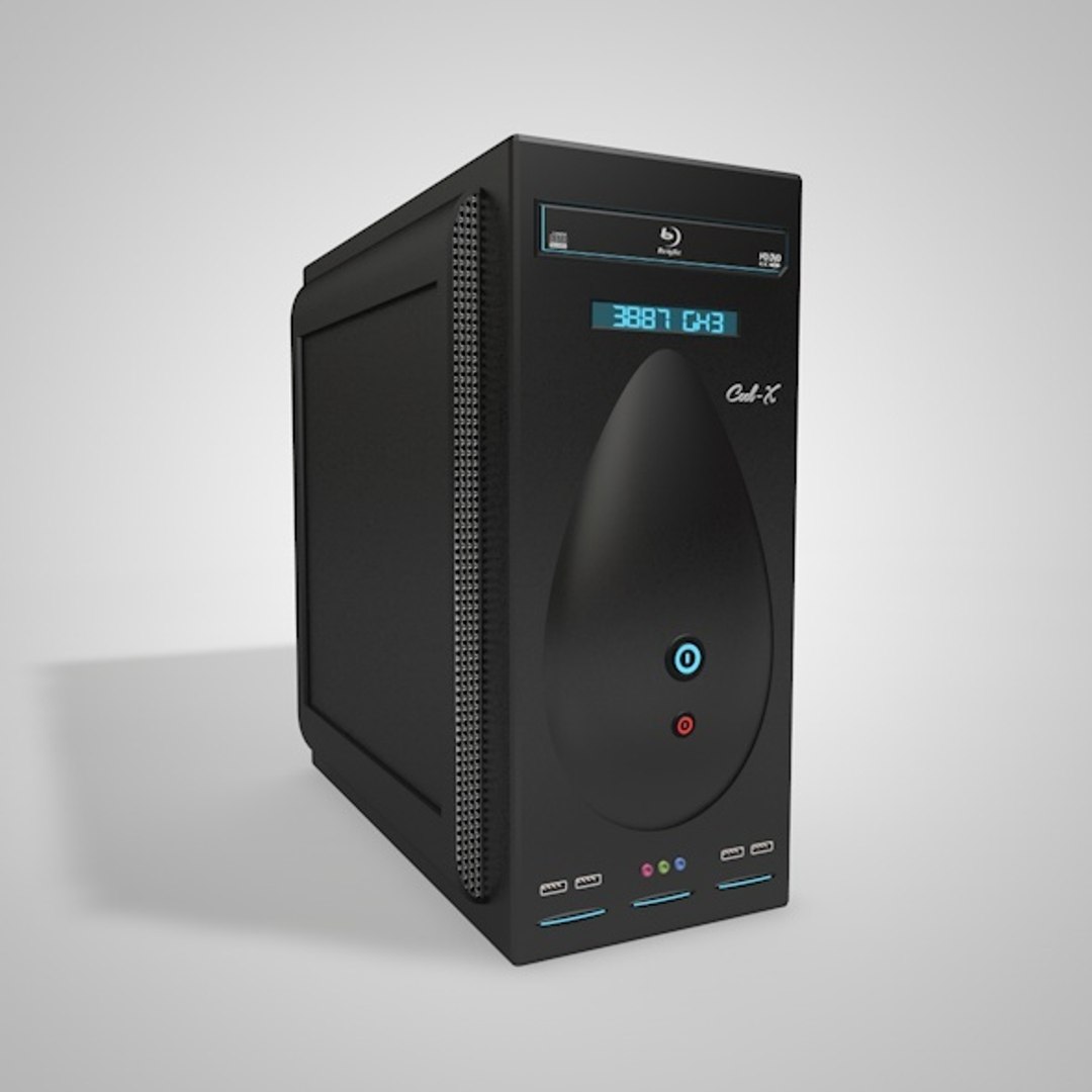 Pc Case 2 Panel 3D Model - TurboSquid 1228652