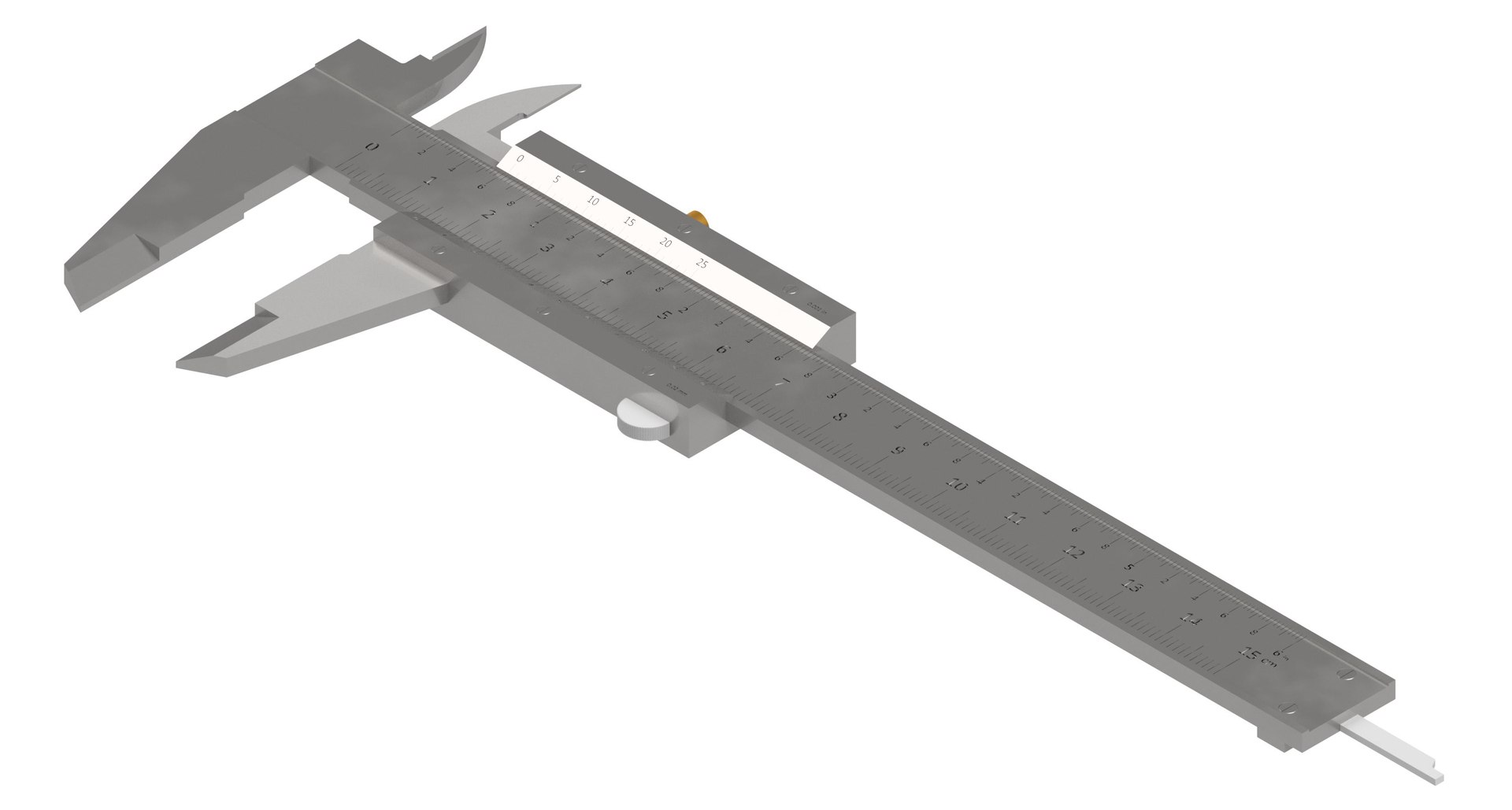 High-Quality Vernier Caliper 3D Model Precision Measuring Tool 3D Model ...