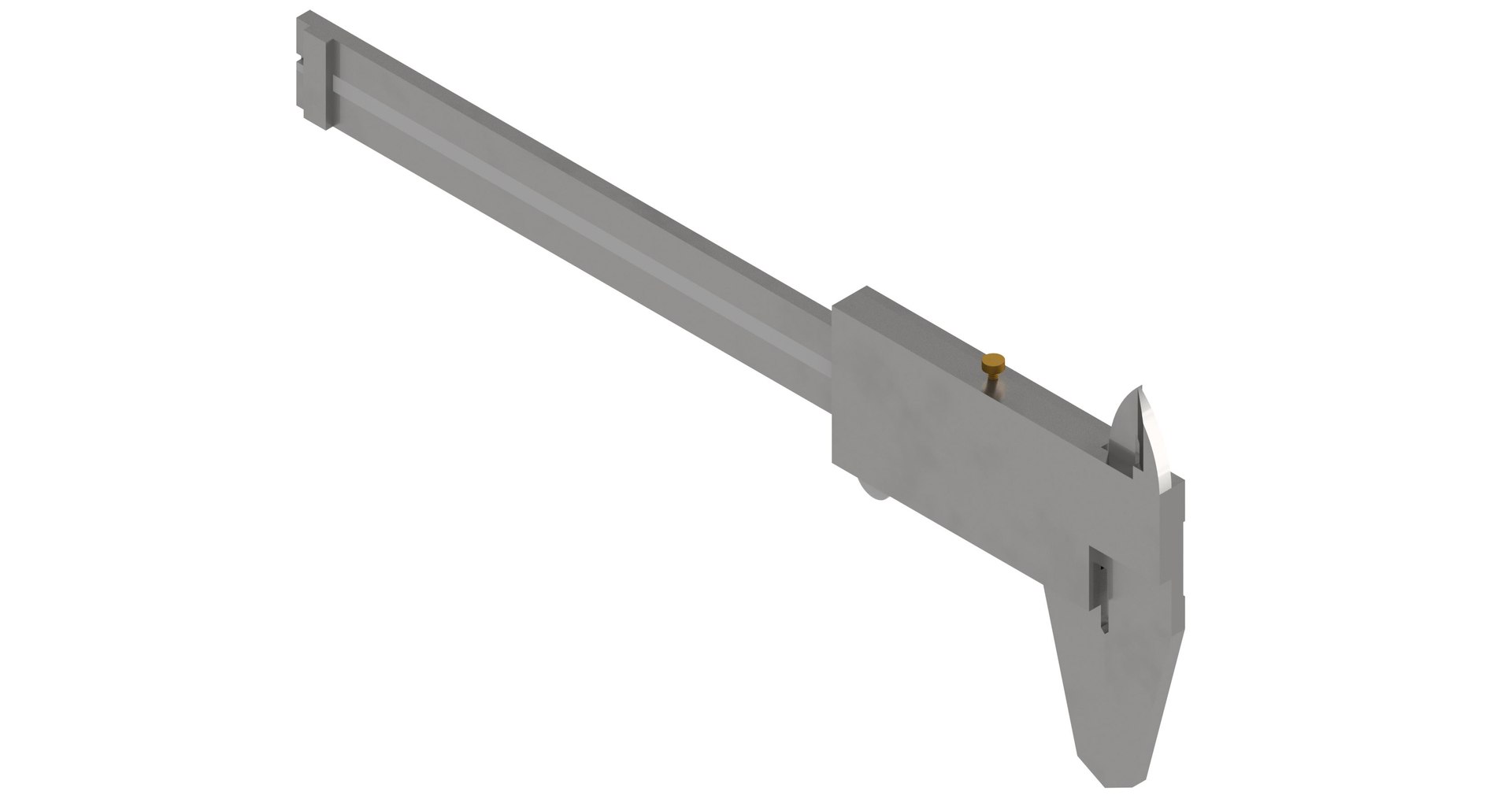 High-Quality Vernier Caliper 3D Model Precision Measuring Tool 3D Model ...