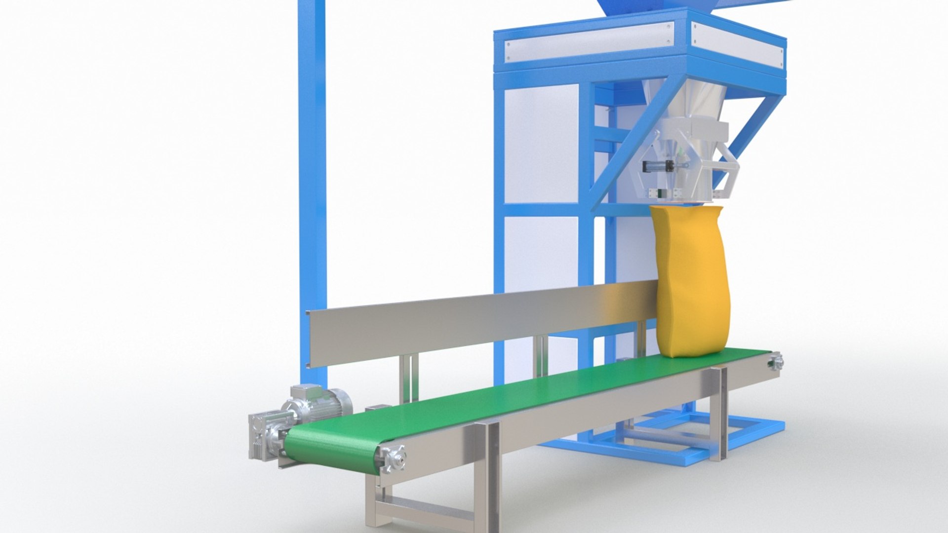 Packaging Machine 3D Model - TurboSquid 2265666