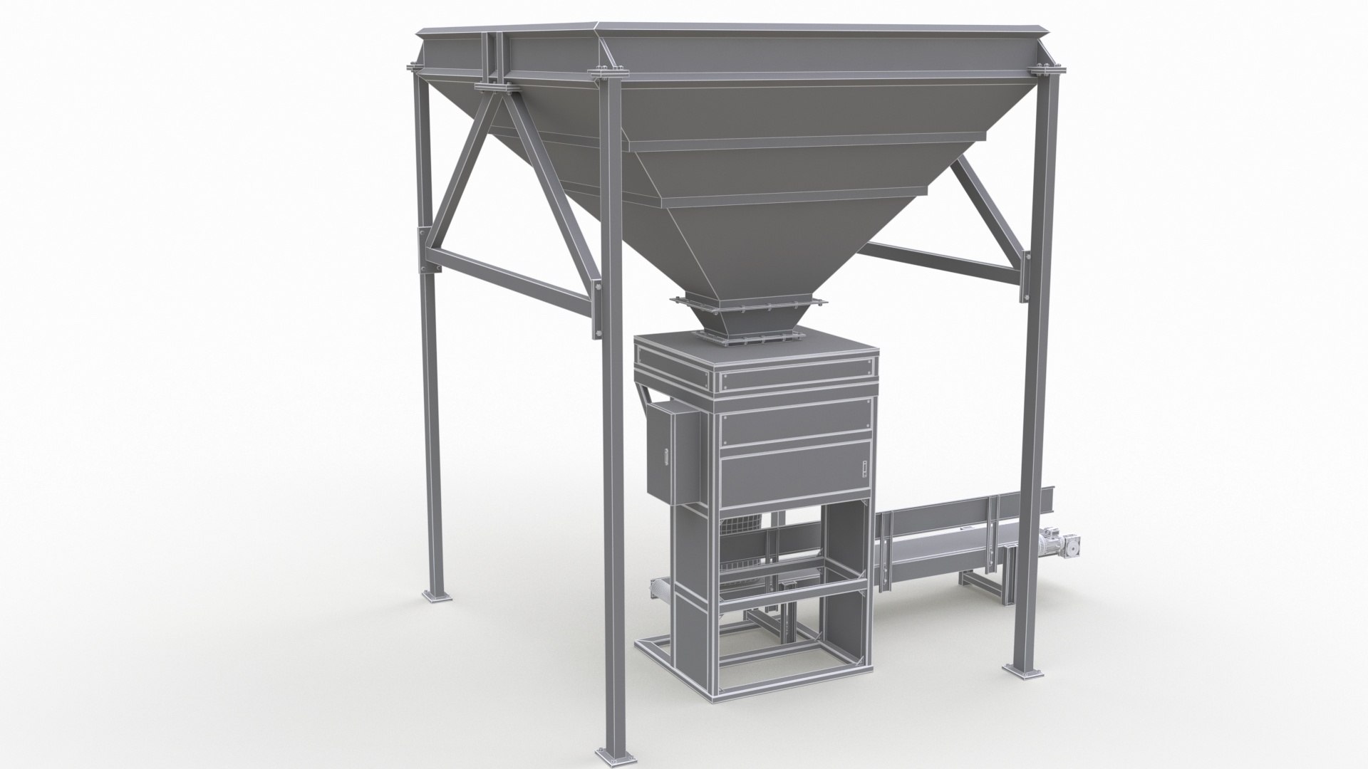 Packaging Machine 3D Model - TurboSquid 2265666