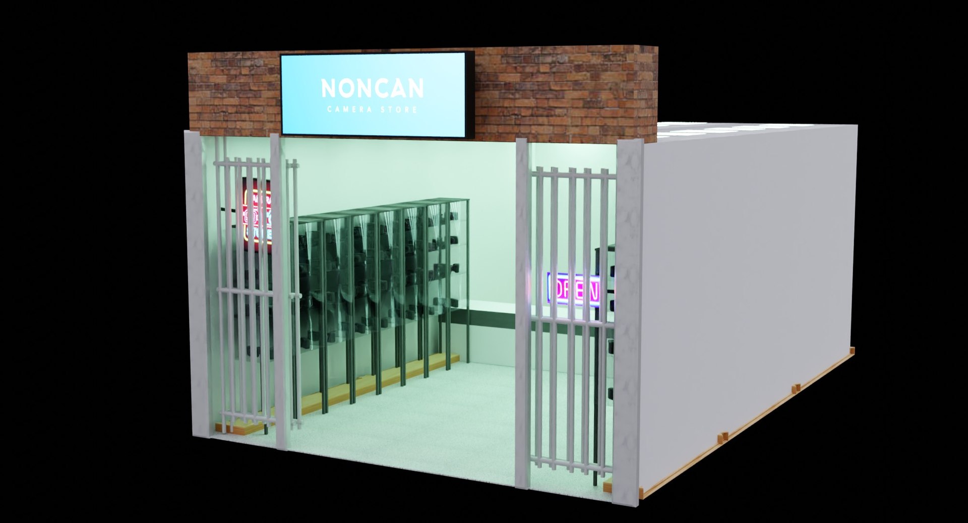 3D Low Poly Camera Storefront - TurboSquid 2093474