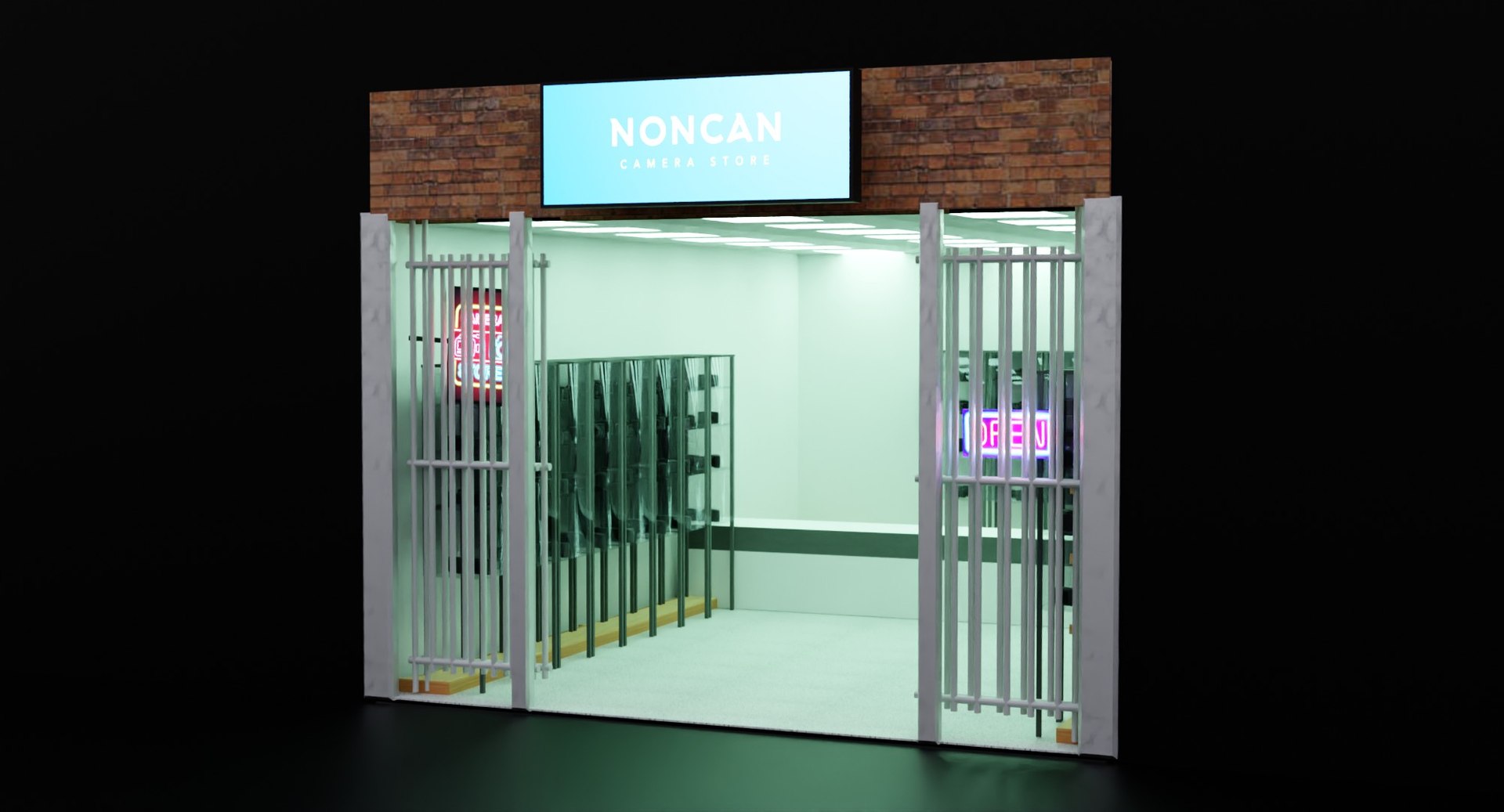 3D Low Poly Camera Storefront - TurboSquid 2093474