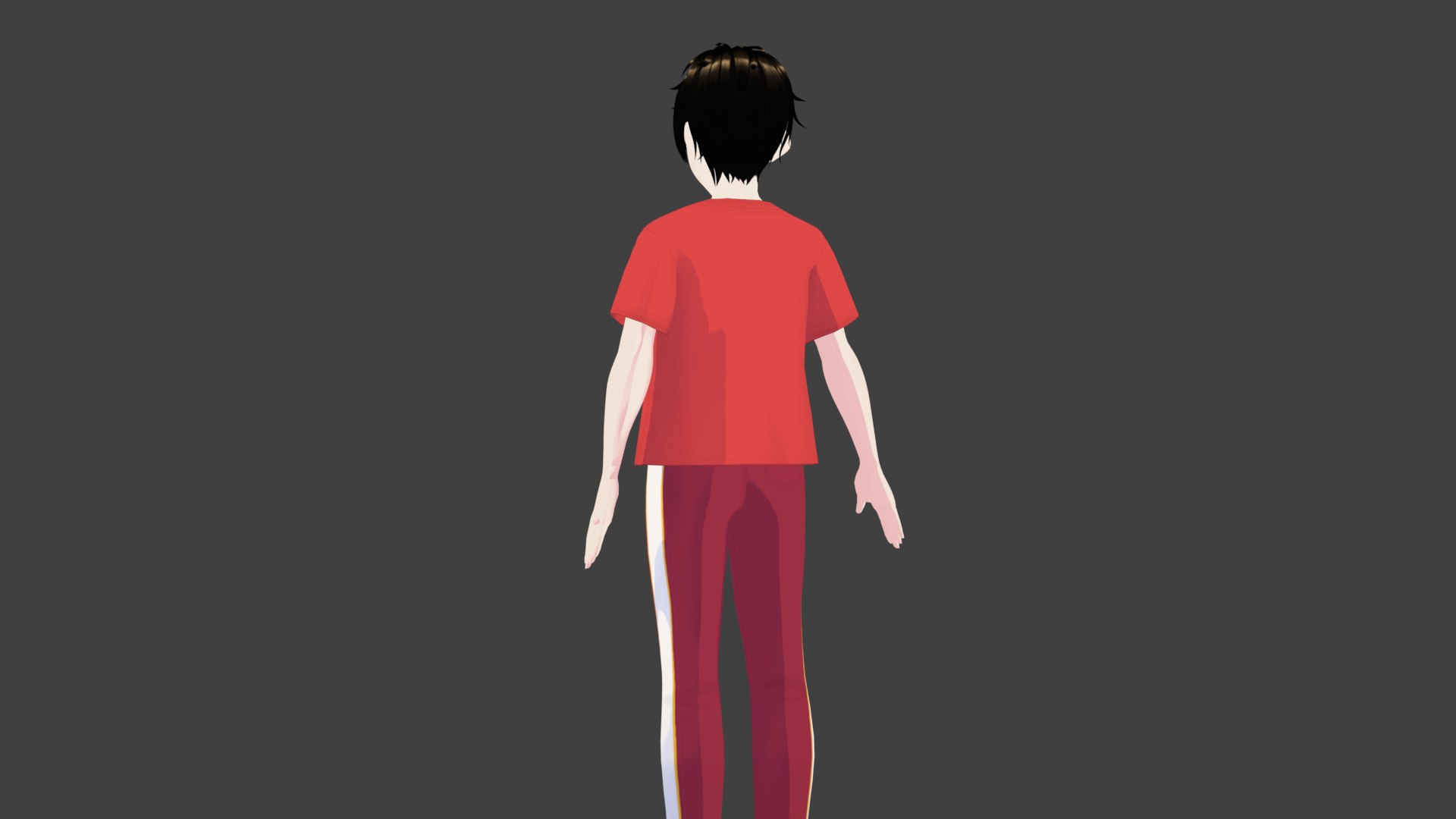 3d Anime Character Model Turbosquid 2064594 