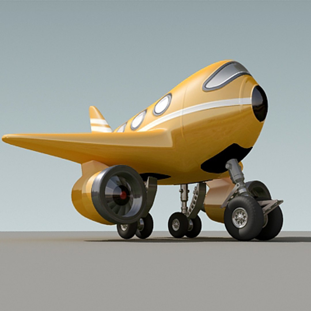 Design Fun Plane 3d Model